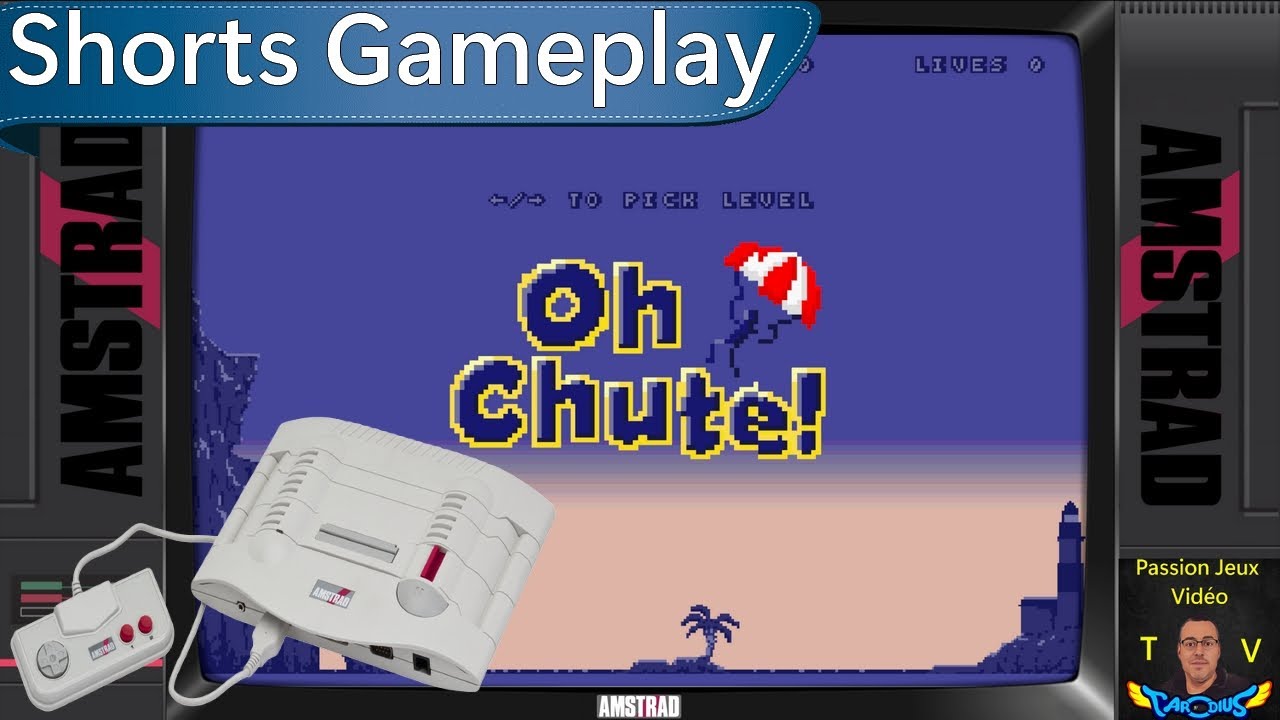 Amstrad CPC Plus / GX4000 - Ho Chute! (2024)! - Shorts Gameplay - YouTube
