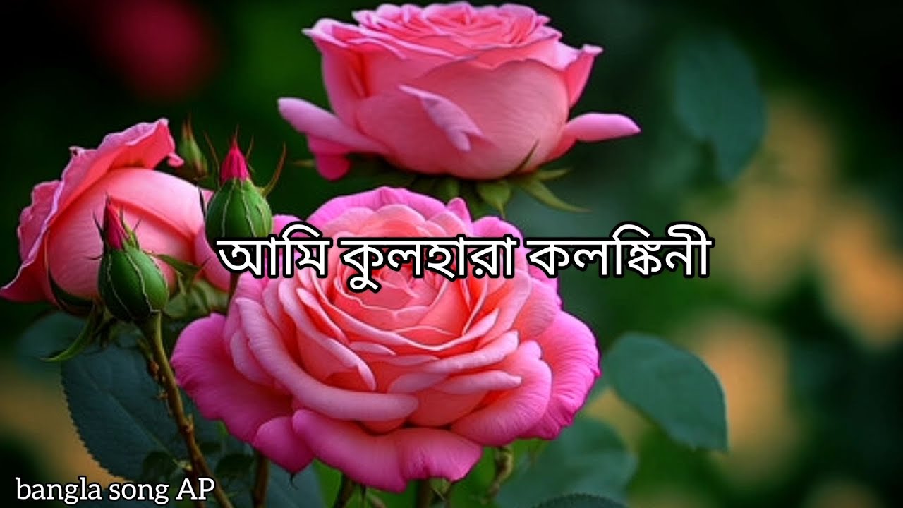 আমি কুলহারা কলঙ্কিনী|Ami kulhara kolonkini|#song #lyrics - YouTube