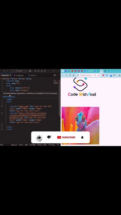 How to Add Favicon to Your Website Using HTML #education #learning #coding #tutorial # ...