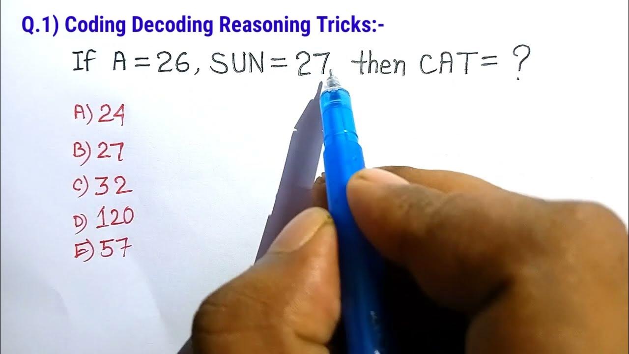 Coding Decoding Reasoning in Hindi | Reasoning Classes| coding decoding ...