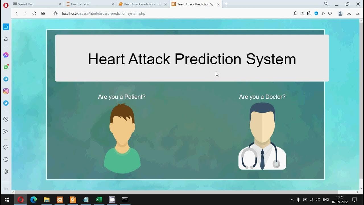 Heart Attack Risk Prediction Using Machine Learning | Machine Learning Algorithms | Python | PHP ...