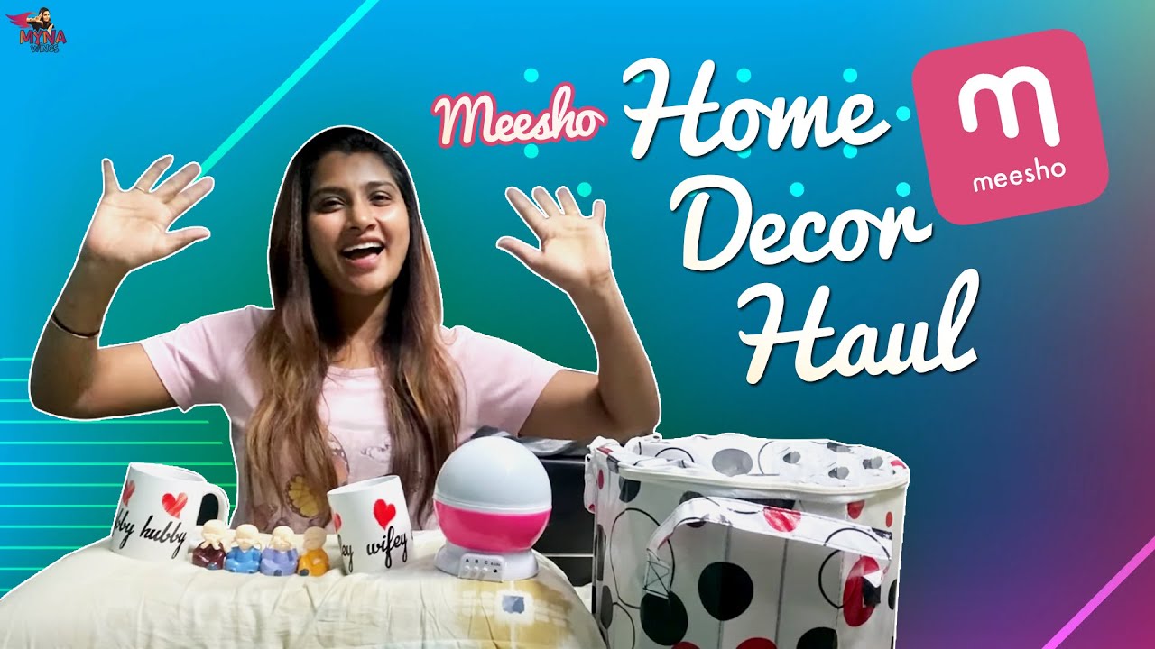 Meesho Home Decor Haul | Myna Wings - YouTube