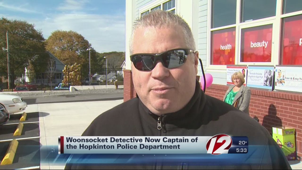 Woonsocket detective now Chief of Hopkington Police Dept - YouTube