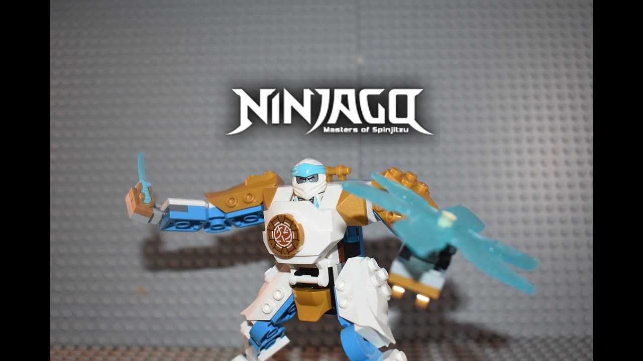 Lego Ninjago Core Zane's Power Up Mech Evo Review 71761 - YouTube
