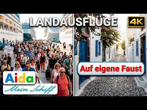 AIDA und TUI-Cruises | SO verbrennst DU dein Geld! | Landausflüge | 4k #aida #meinschiff