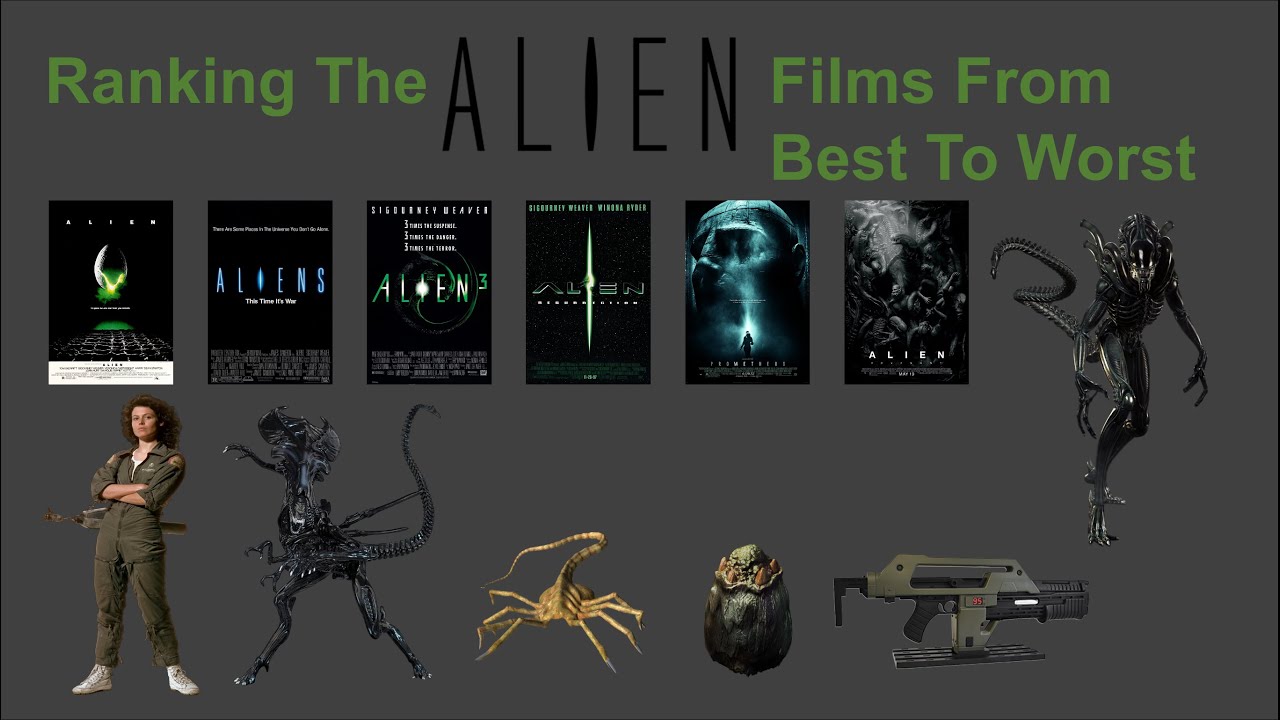 Ranking The Alien Films From Best To Worst - YouTube