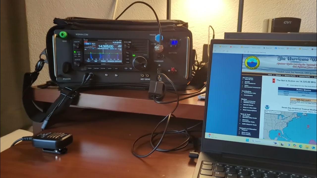 HURRICANE HELENE Hurricane Watch Net Check In, Ham Radio SAVES LIVES!!! - YouTube