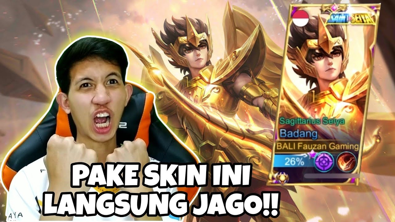 REVIEW SKIN BADANG SAINT SEIYA 2 JUTA KEREN KALI!! - YouTube