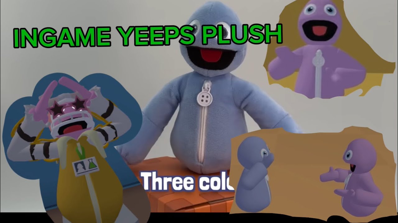 REVIEWING THE NEW INGAME YEEPS PLUSH FT@IhasMango | YEEPS HIDE AND SEEK ...