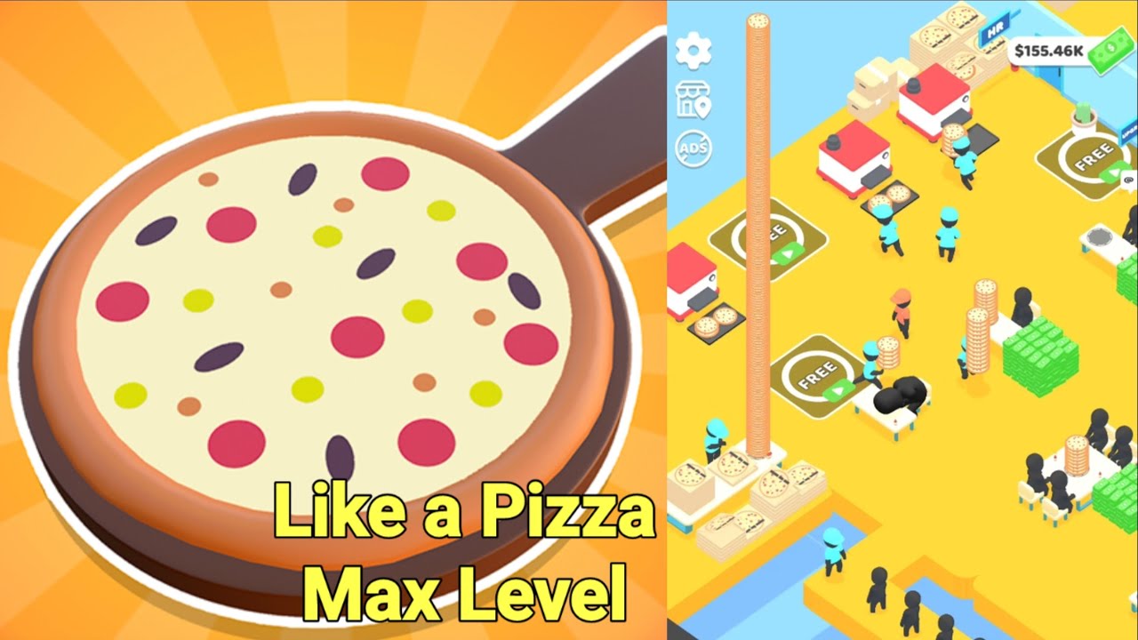Like a Pizza Game Max Level Gameplay - YouTube
