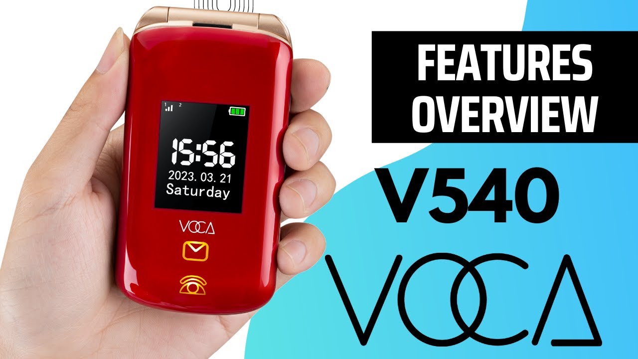 VOCA V540 Features Overview - Android Senior Phone - Big Button Senior ...