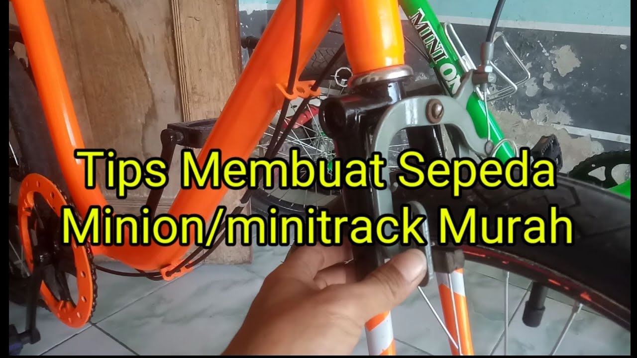 TIPS Buat Sepeda Minitrack Murah - YouTube