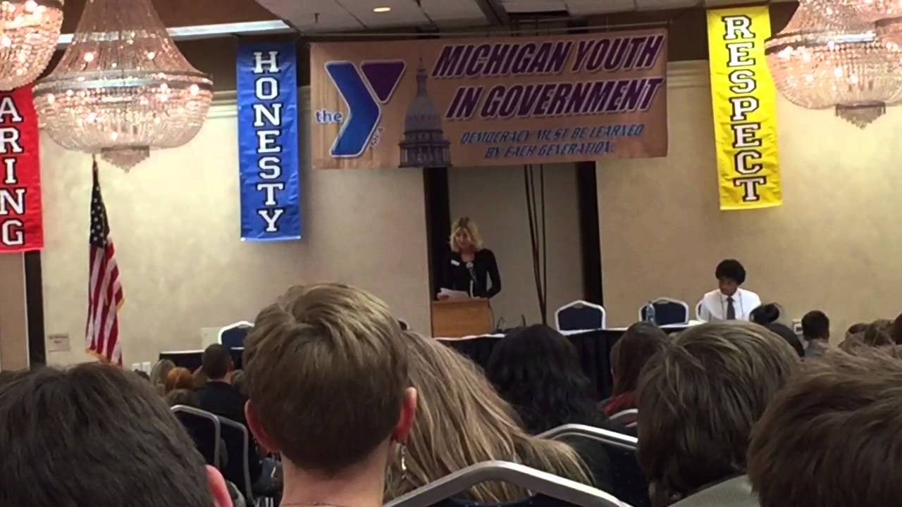 Michigan Youth Governor Iris Robare - YouTube