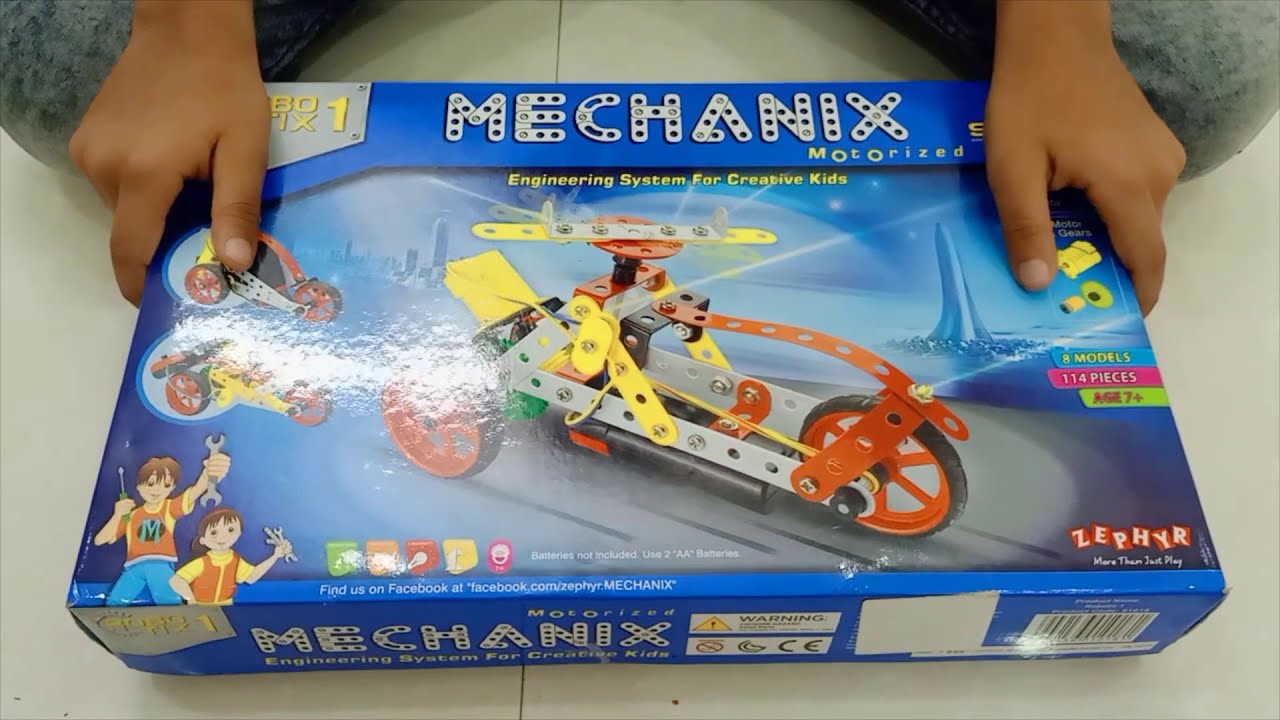 MECHANIX - Robotix unboxing and building first model1 - YouTube