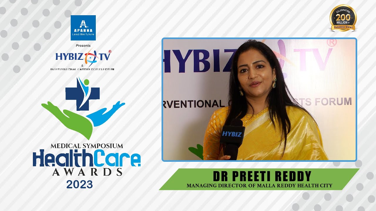 Dr. Preethi Reddy | Malla Reddy Health City | Healthcare Awards | Hybiz ...
