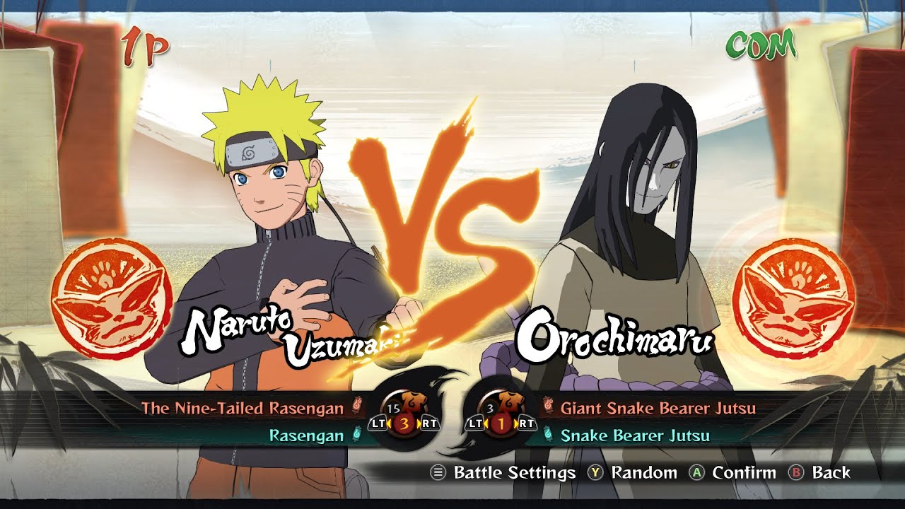 Naruto vs Orochimaru - Naruto Shippuden: Ultimate Ninja Storm 4 - YouTube
