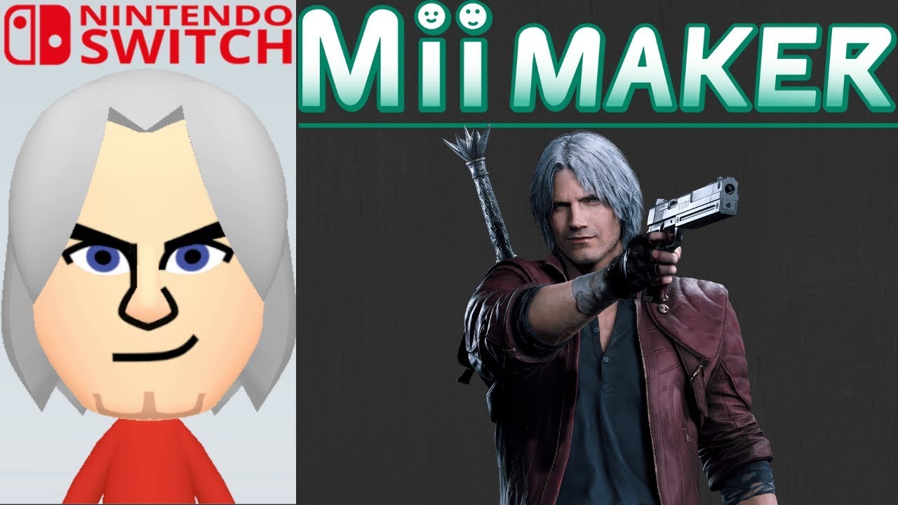 Mii Maker How To Create Dante From Devil May Cry 5 - YouTube
