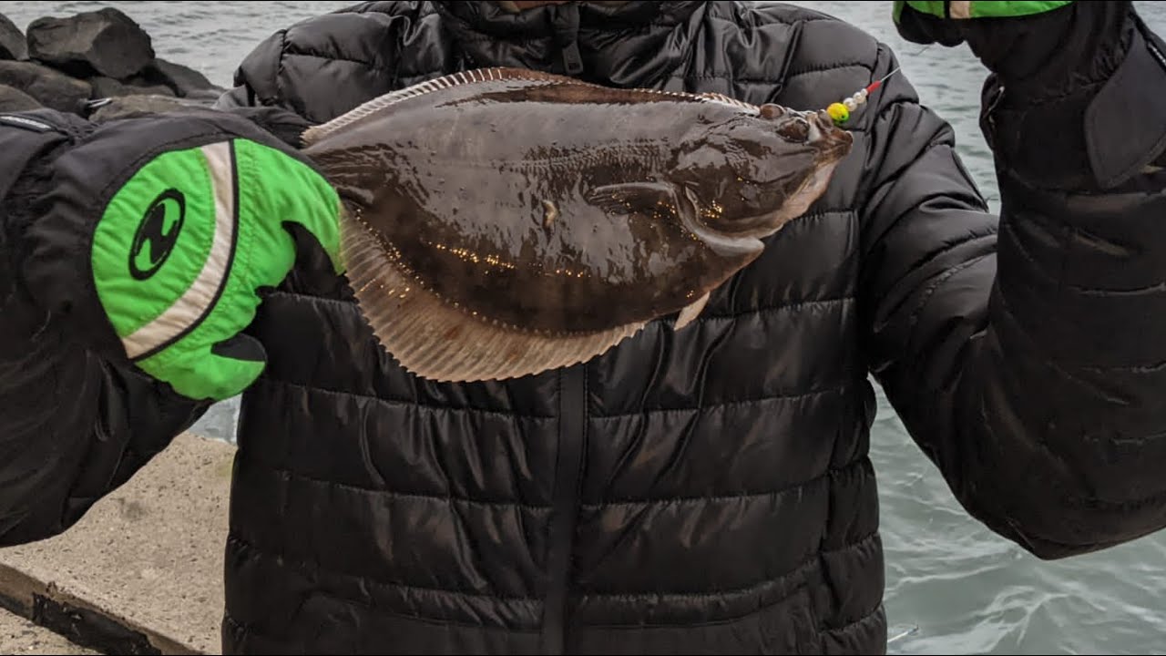 Winter Flounder Fishing Antrim Coast - YouTube