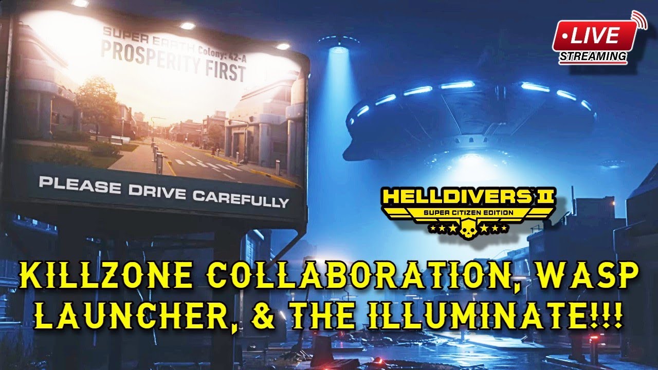 HELLDIVERS 2 & KILLZONE COLLAB & WASP LAUNCHER LIVE!! (short) #helldivers2 #helldivers2gameplay ...