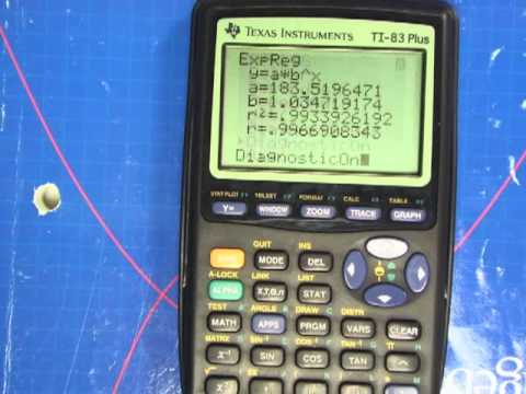 Exp Reg TI Tutorial - YouTube