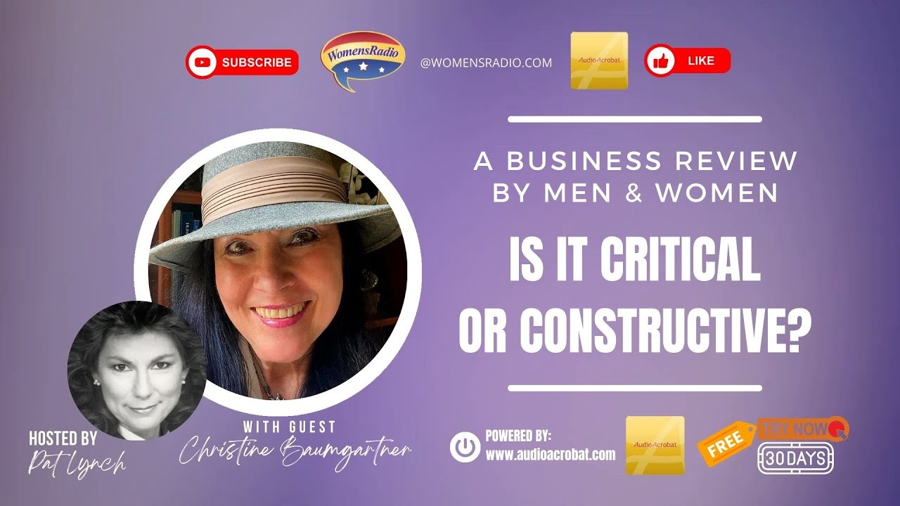 A Business Review By Men & Women, Is it Critical? or Constructive? - YouTube