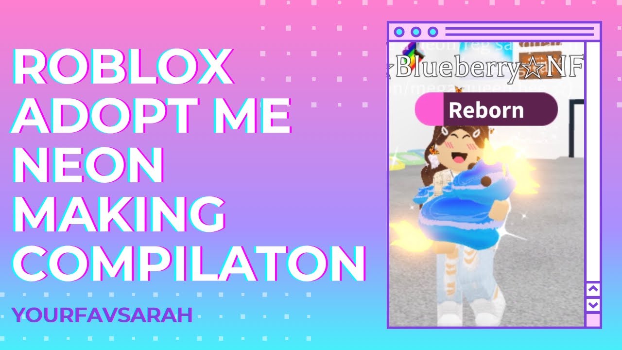 Adopt Me NEON Making Compilation! (Neon DIAMOND unicorn?!?! 😱) - YouTube