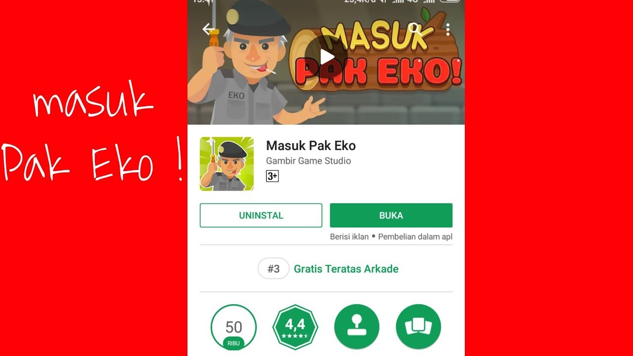 MASUK PAK EKO ! game viral terbaru - YouTube