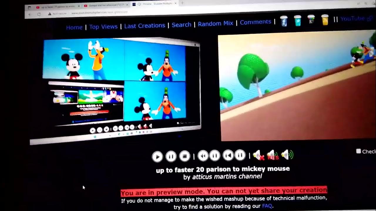 up to faster 20 parison to mickey mouse - YouTube