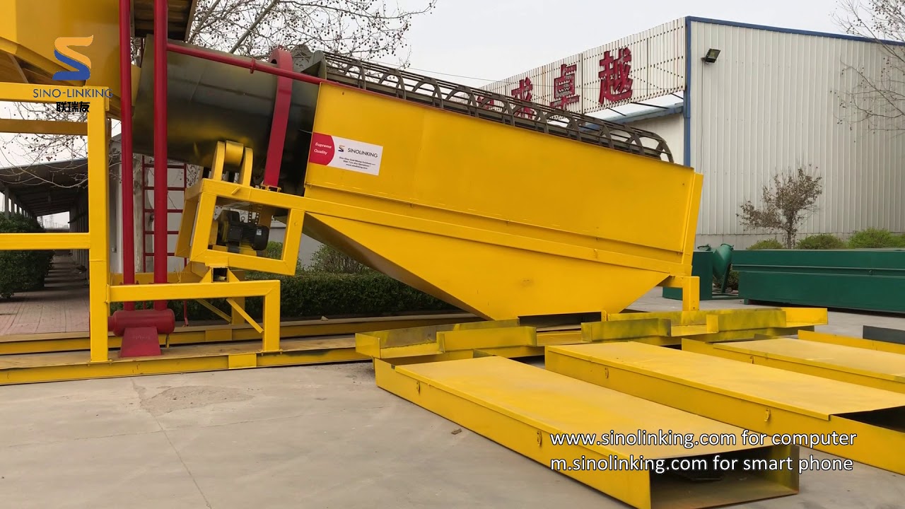 SLK-MGT200 Gold Trommel Wash Plant, Part 02 - YouTube