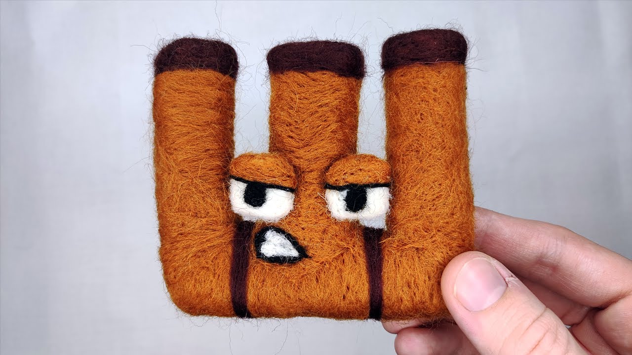 ASMR Alphabet Lore Ш (Harrymations version) Needlefelt Wool Art - YouTube