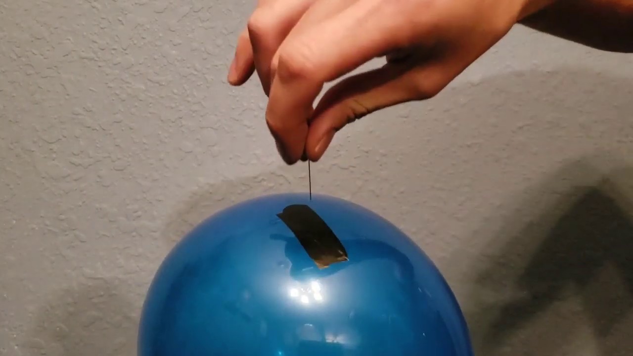 How To: Needle Through Balloon - YouTube