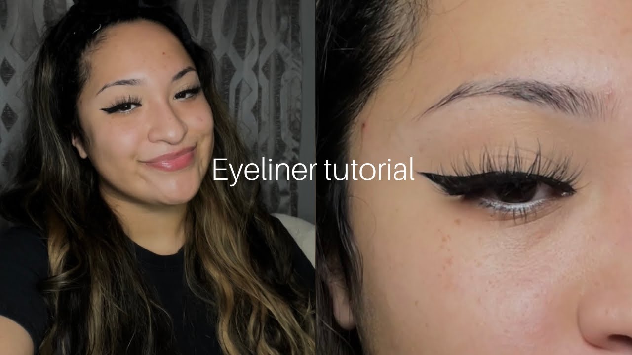 winged eyeliner tutorial - YouTube