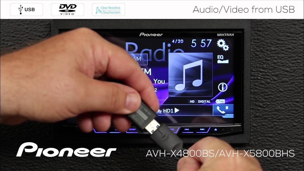 How To - AVH -X4800BS - Audio and Video from USB - YouTube