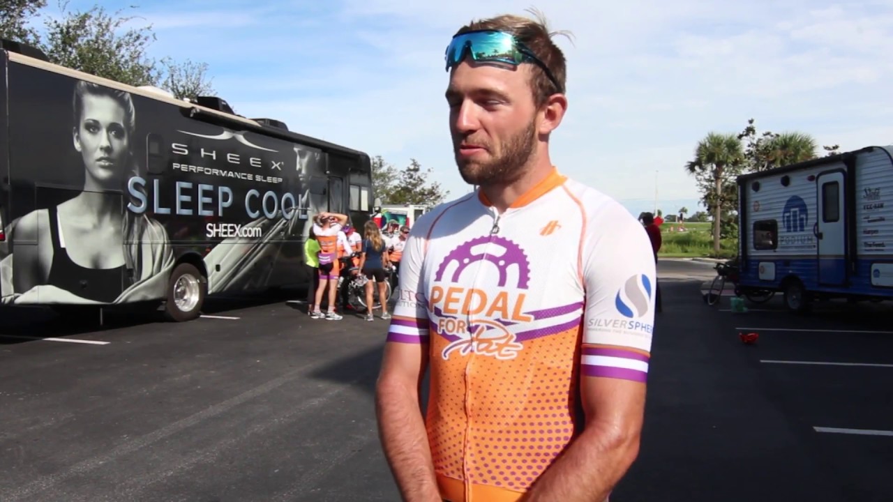 Pedal for Pat Cyclist Brandon "Monk" Feehery - YouTube