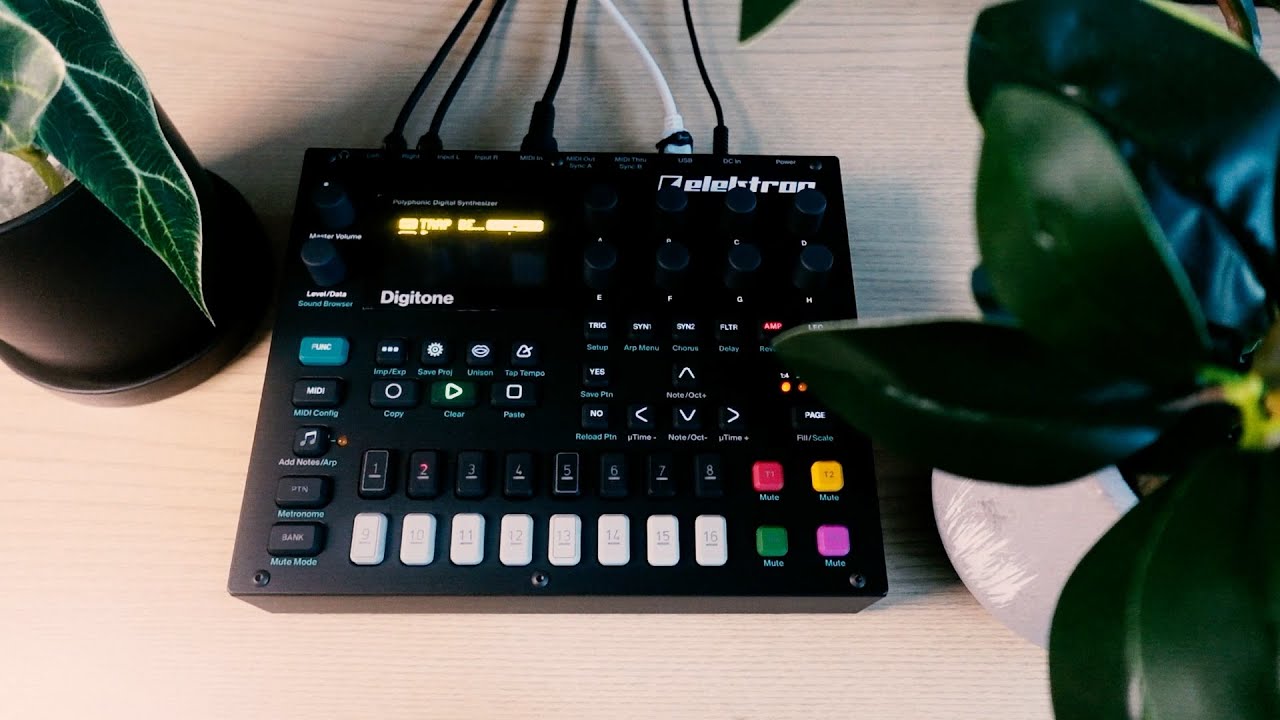 elektron Digitone Roland TR series Trap Beat (Sound Demo) - YouTube