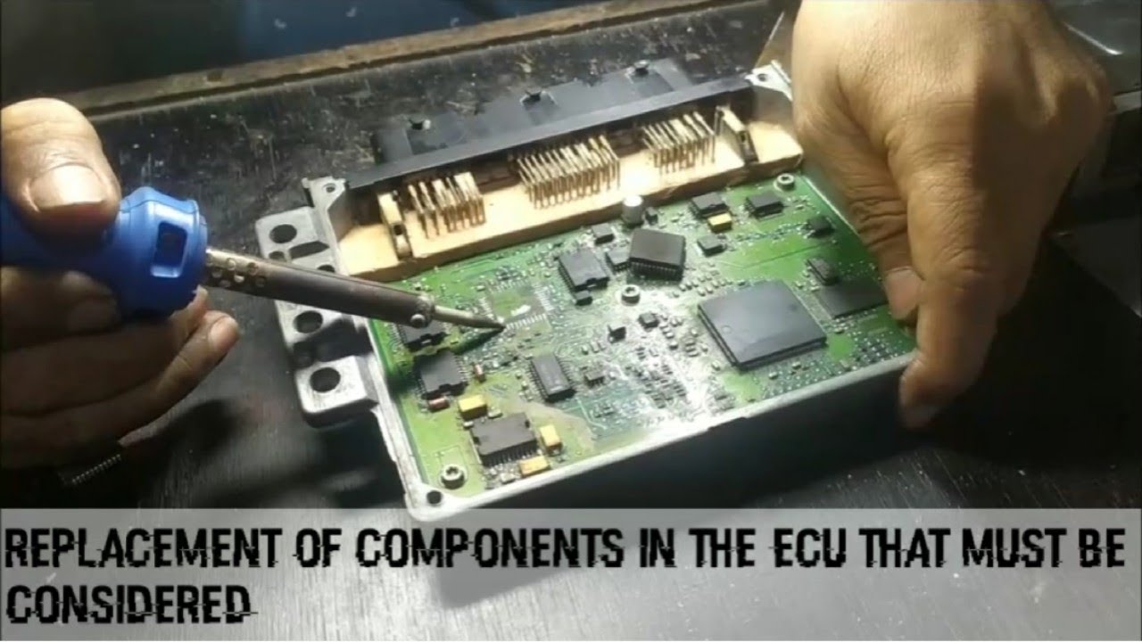 Replacement of components in the ECU that must be considered - YouTube