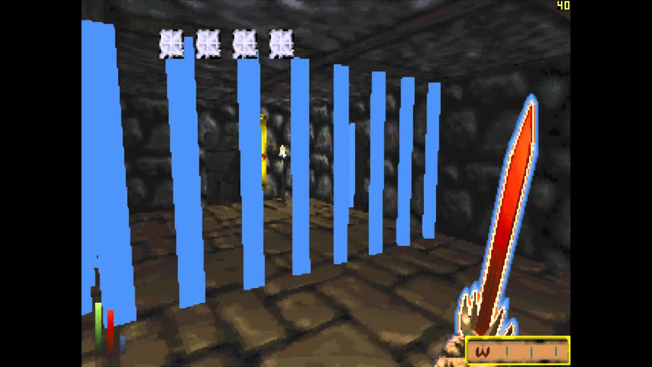 The Elder Scrolls II Daggerfall - 88 - Castle Sentinel dungeons 2 - YouTube