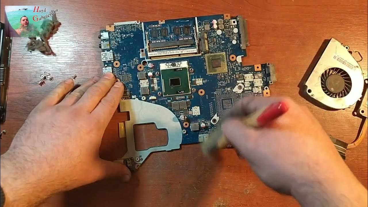 Acer Aspire E1-571 How to disassemble and reassemble laptop. Cleaning the notebook from dust ...