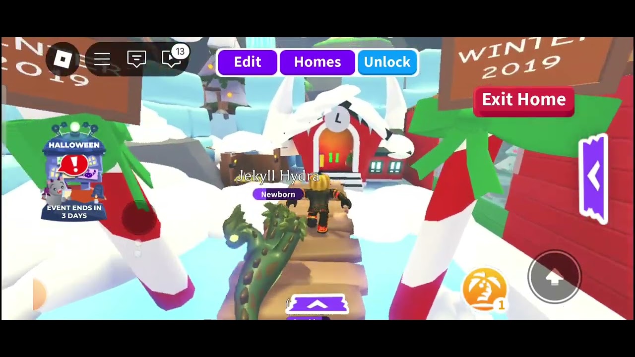 Adopt me Christmas Winter Wonderland Build (unfinished)| check ...