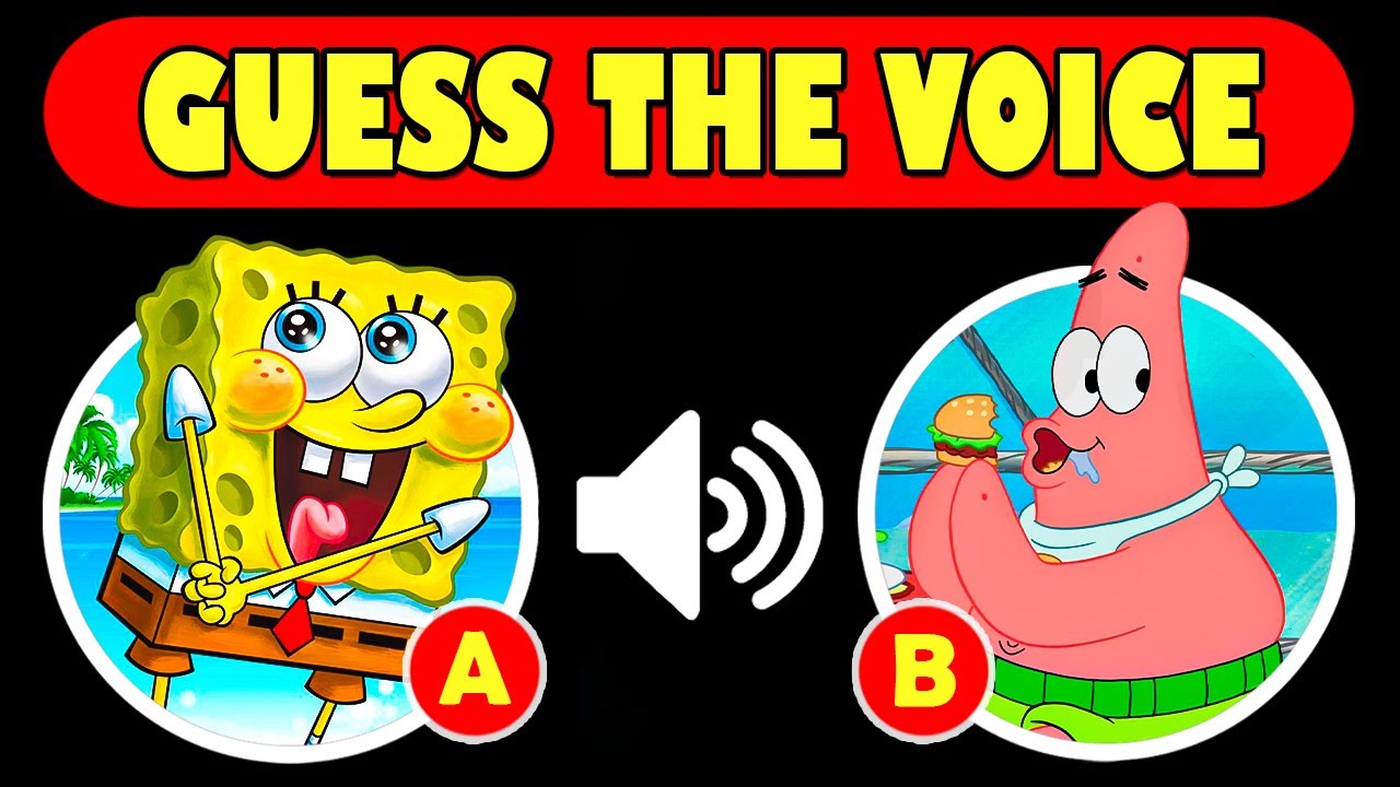 Guess SPONGEBOB Characters by Their VOICE | SPONGEBOB Quiz - YouTube