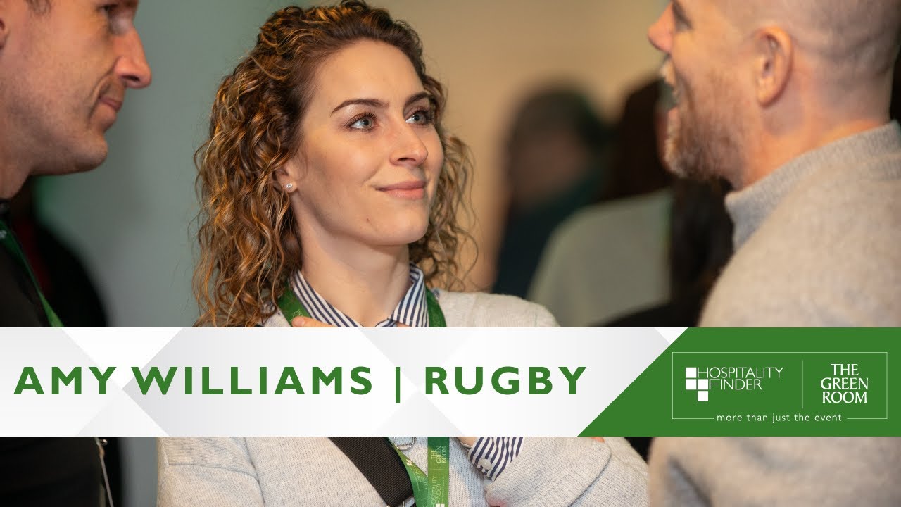 Amy Williams MBE chats The Green Room Rugby - YouTube
