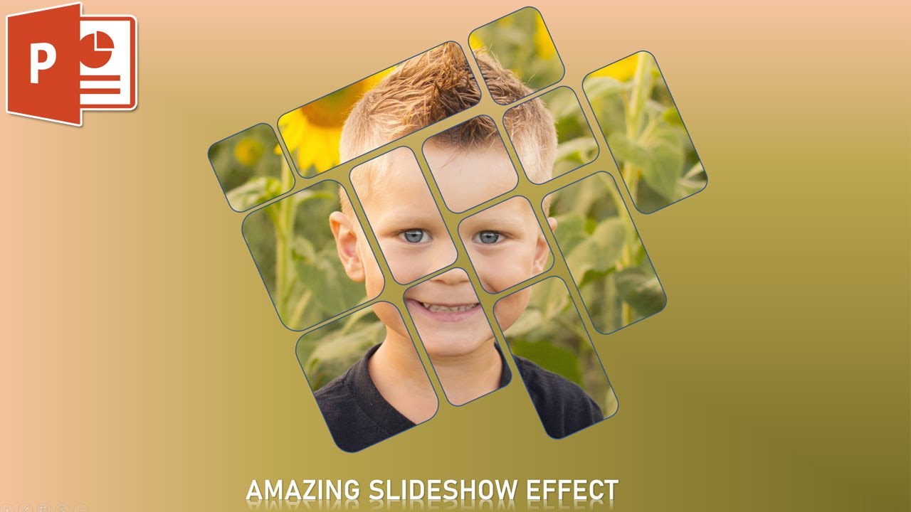 PowerPoint Photo Slideshow Effect | Amazing photo frame in PowerPoint ...