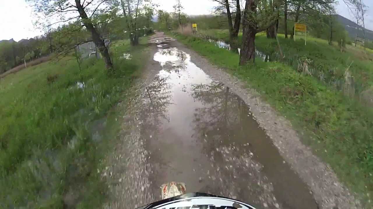 GoPro 2 Hero KTM 125 in the mud!! (enduro) - YouTube