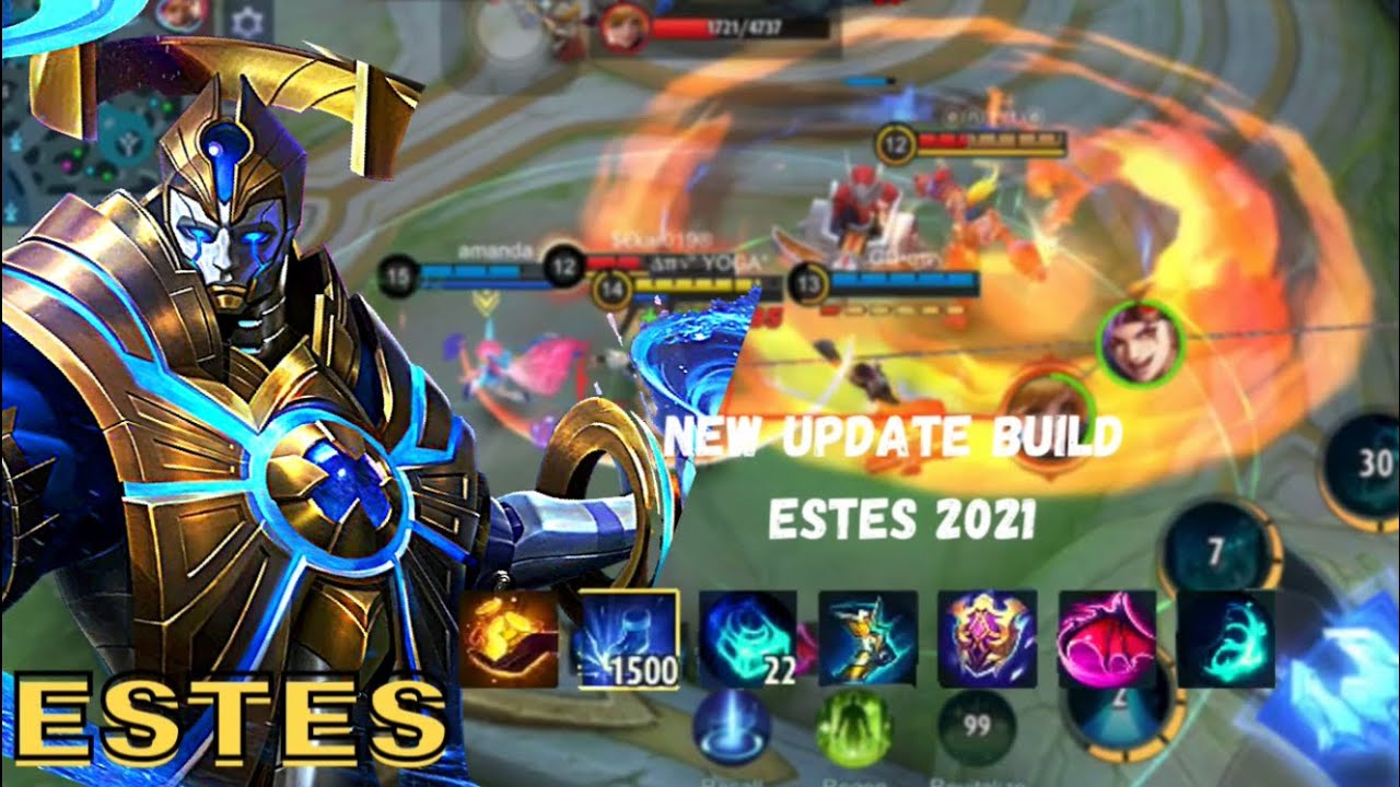 New Build estes tank!! Best Build estes tersakit | Estes full damage ...