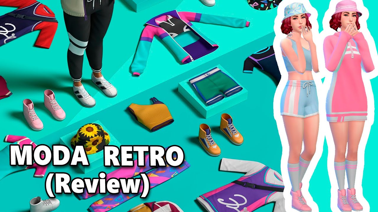 REVIEW del KIT MODA RETRO!! #LosSims4KITS - YouTube