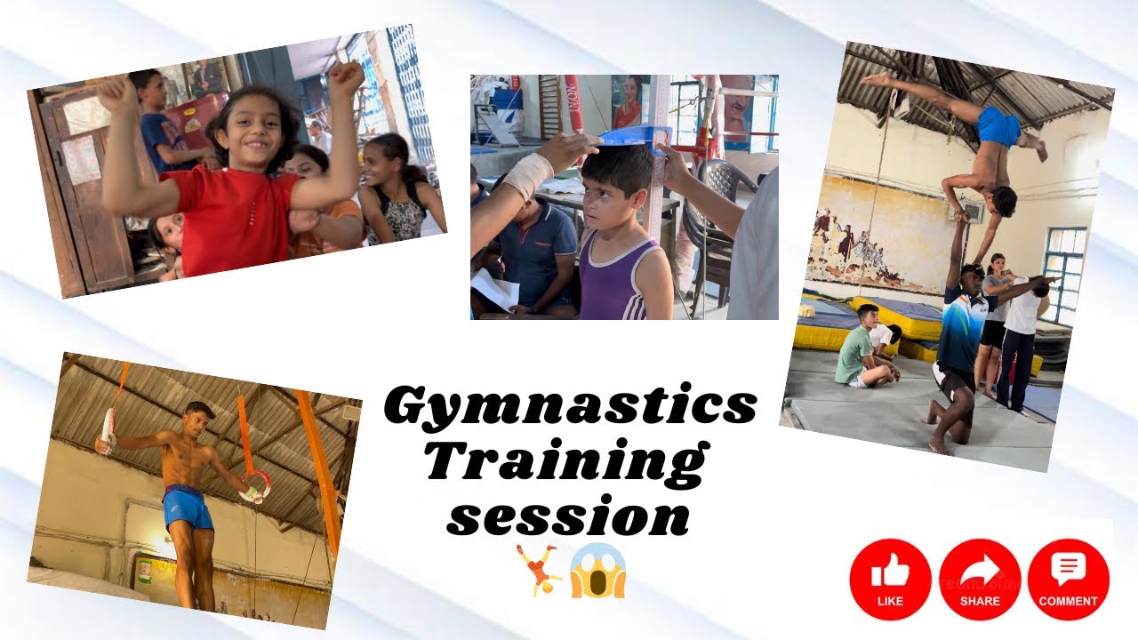 |Gymnastics training session 🤸😱| #gymnastics #training # ...