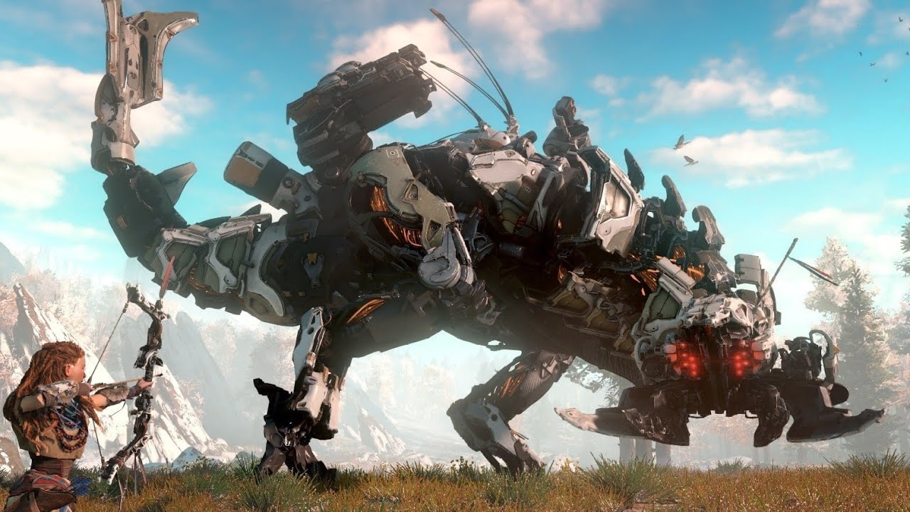 Aloy Vs Human Enemies Horizon Zero Dawn PC Gameplay - YouTube