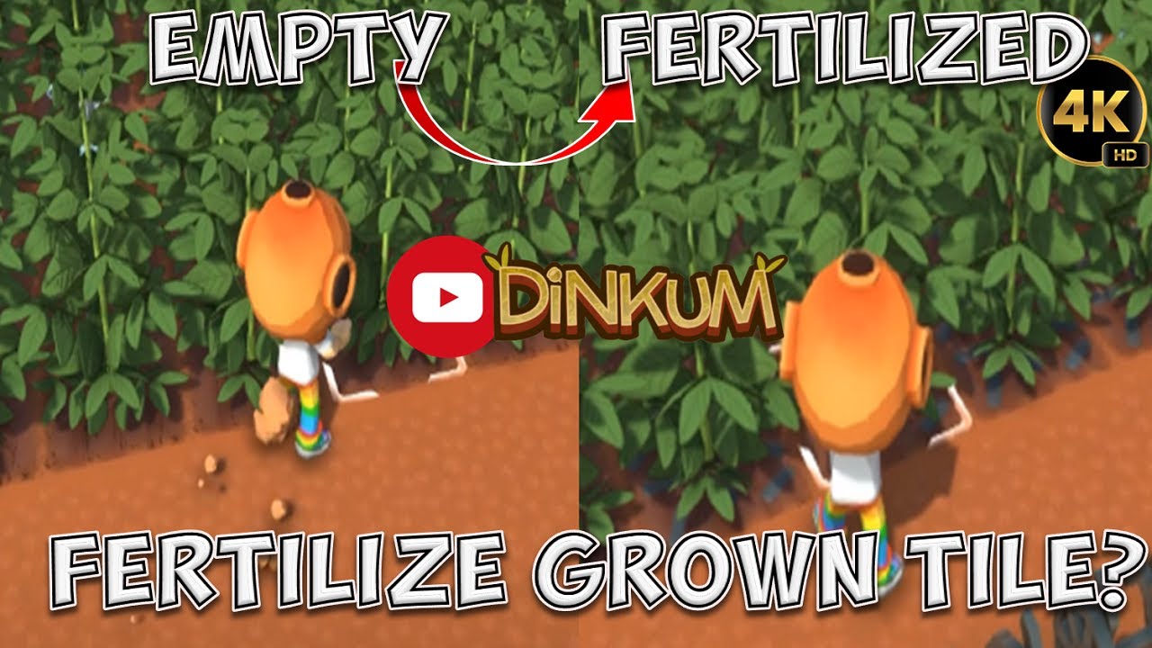 Dinkum | How to apply fertilizer on grown tile ? | Tips and tricks (4K ...