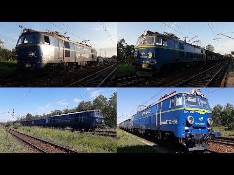 Sosnowiec Jęzor - PKP Cargo ET22-658/869/1025/1054/1163 - YouTube