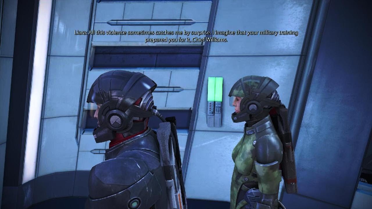 Most interesting Ashley Williams conversation in Mass Effect - YouTube